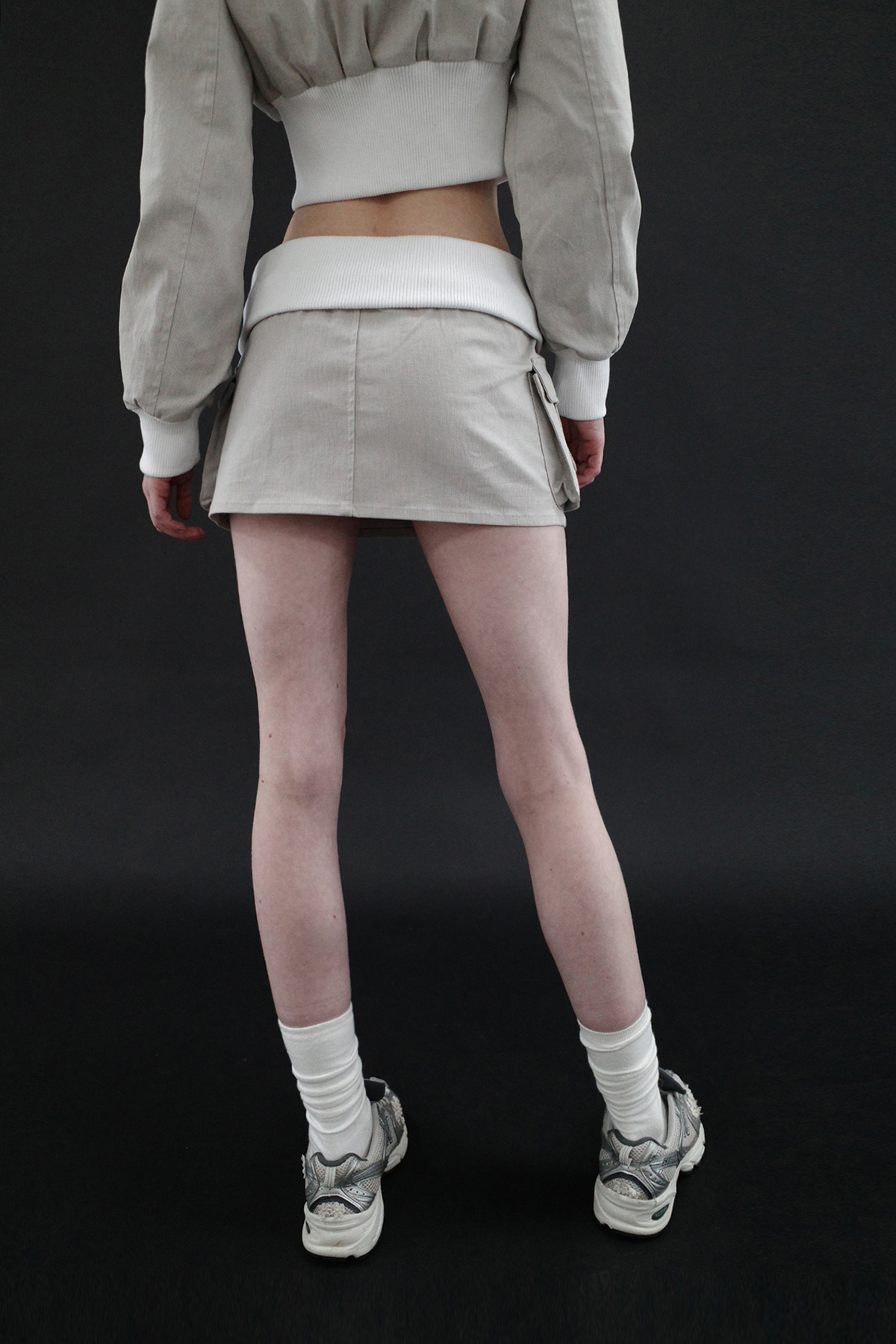 드라이로즈 RIB POCKET SK (GRAY) - 위시버킷