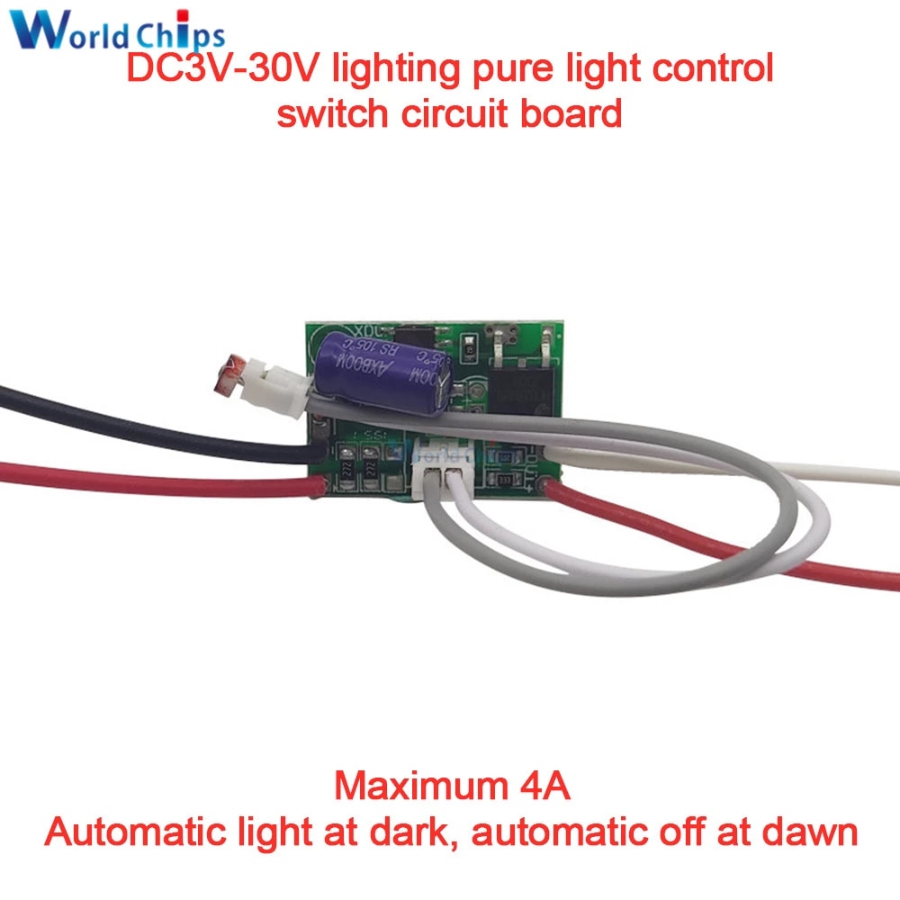 DC 3V-30V Low Voltage LED Light Control Induction Circuit Board 5V 12V ...