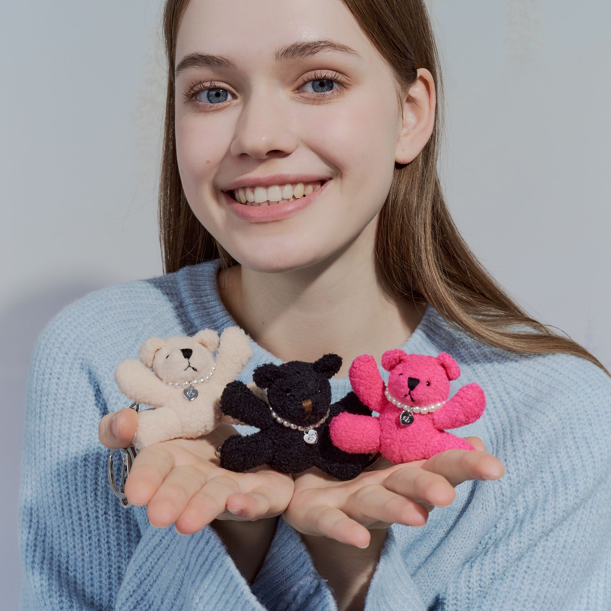 앵브록스 peek a boo bear key ring - 위시버킷