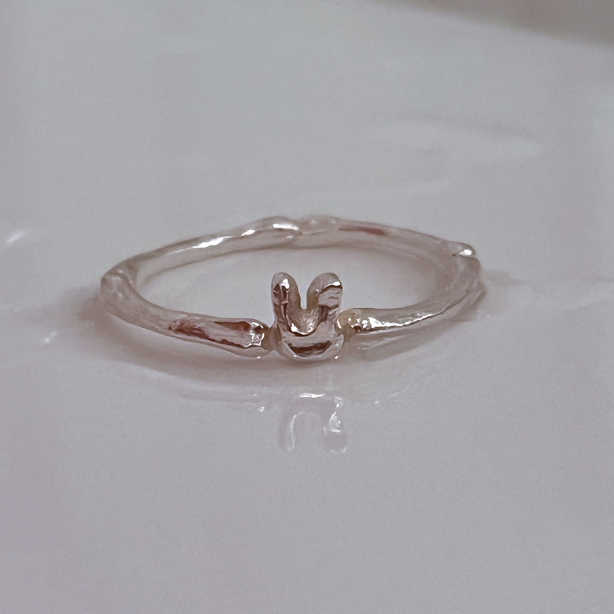 LANIE うさぎ bone RING SILVER925 LJ23100R | LANIE powered by BASE - 위시버킷