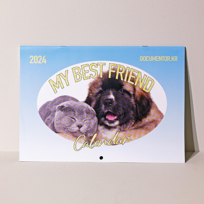 오브젝트 온라인 [도큐멘토] MY BEST FRIEND CALENDAR 2024 - 위시버킷