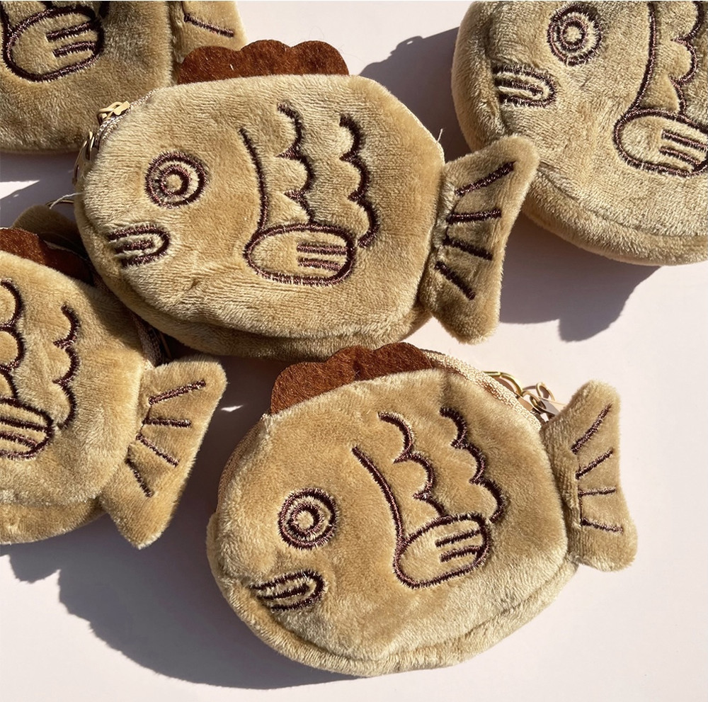 수니상점 붕어빵 에어팟 버즈 케이스 미니 파우치 동전지갑 자동차 키링 - 위시버킷