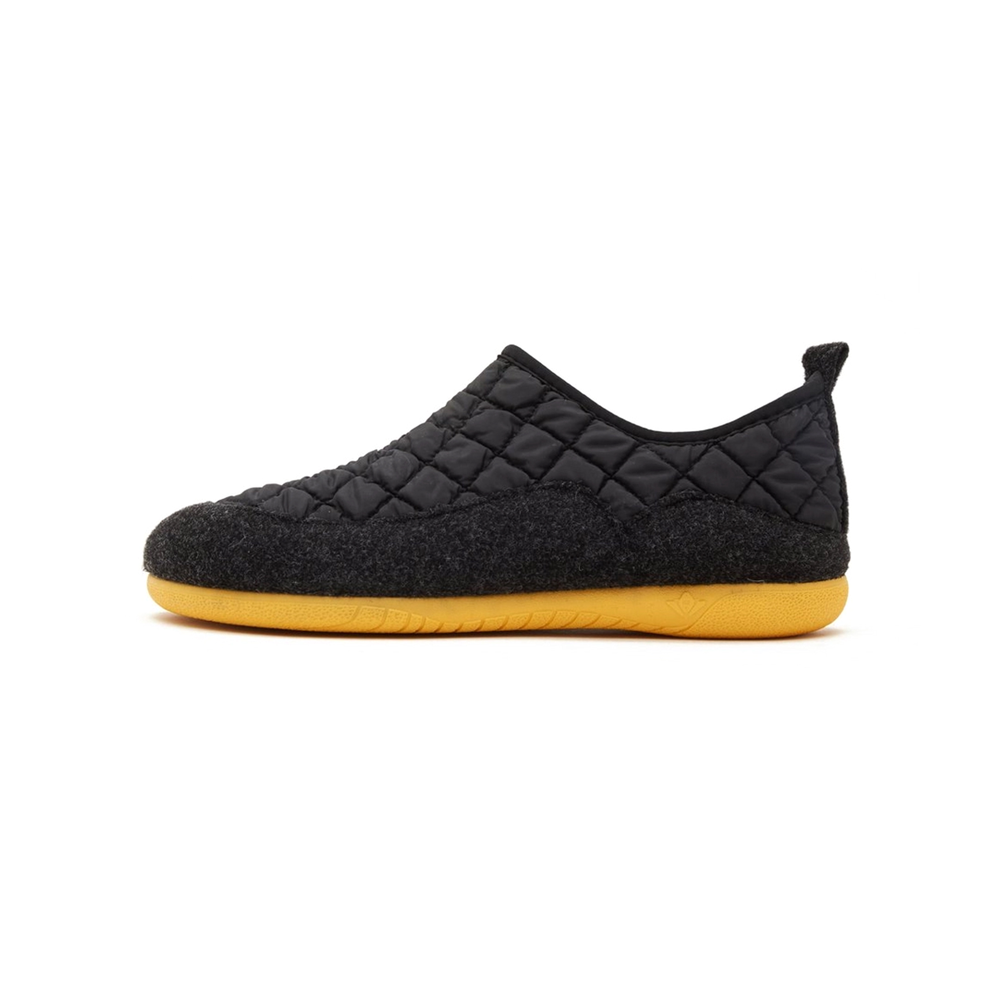 서프코드 [GURUS Room Shoes] Slip On House Boots _ Black/Yellow (60% Sale) - 위시버킷