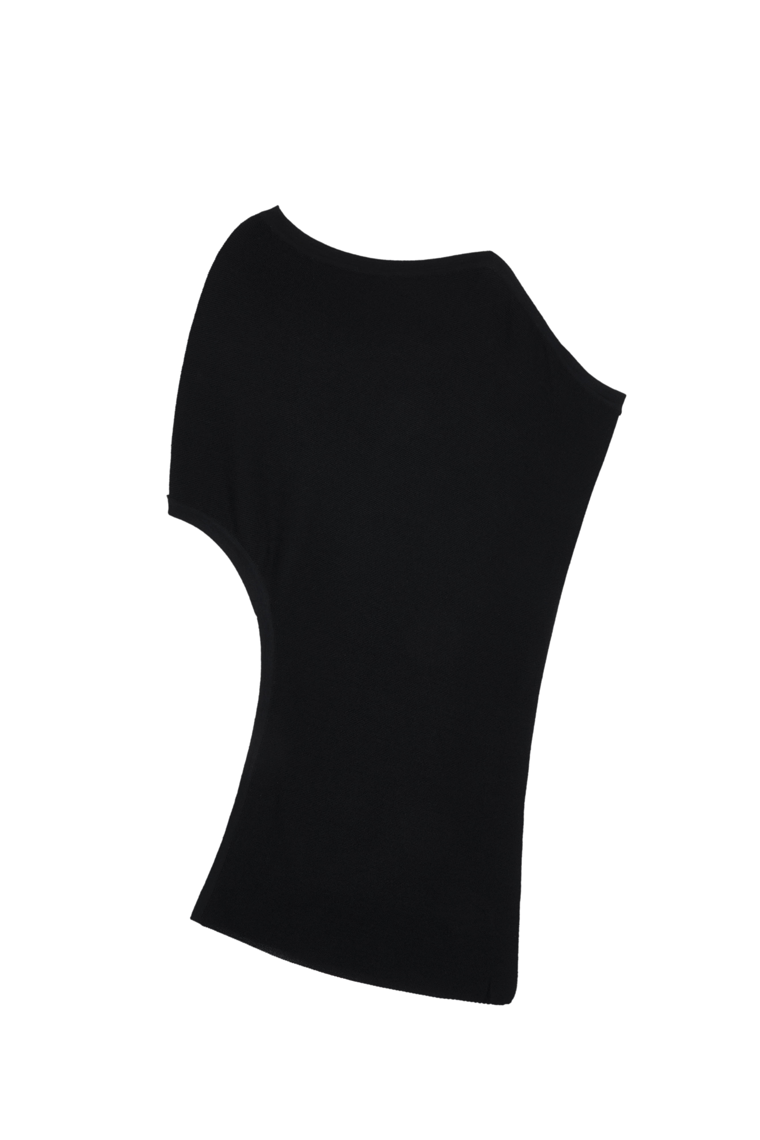 리포스 UNBAL OFF-SHOLDER KNIT (BLACK) - 위시버킷