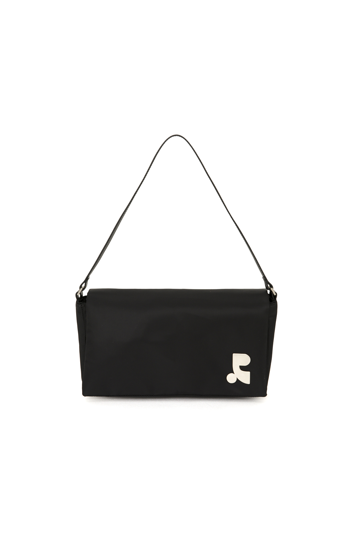 레스트앤레크리에이션 RR LOGO NYLON SHOULDER BAG - BLACK - 위시버킷