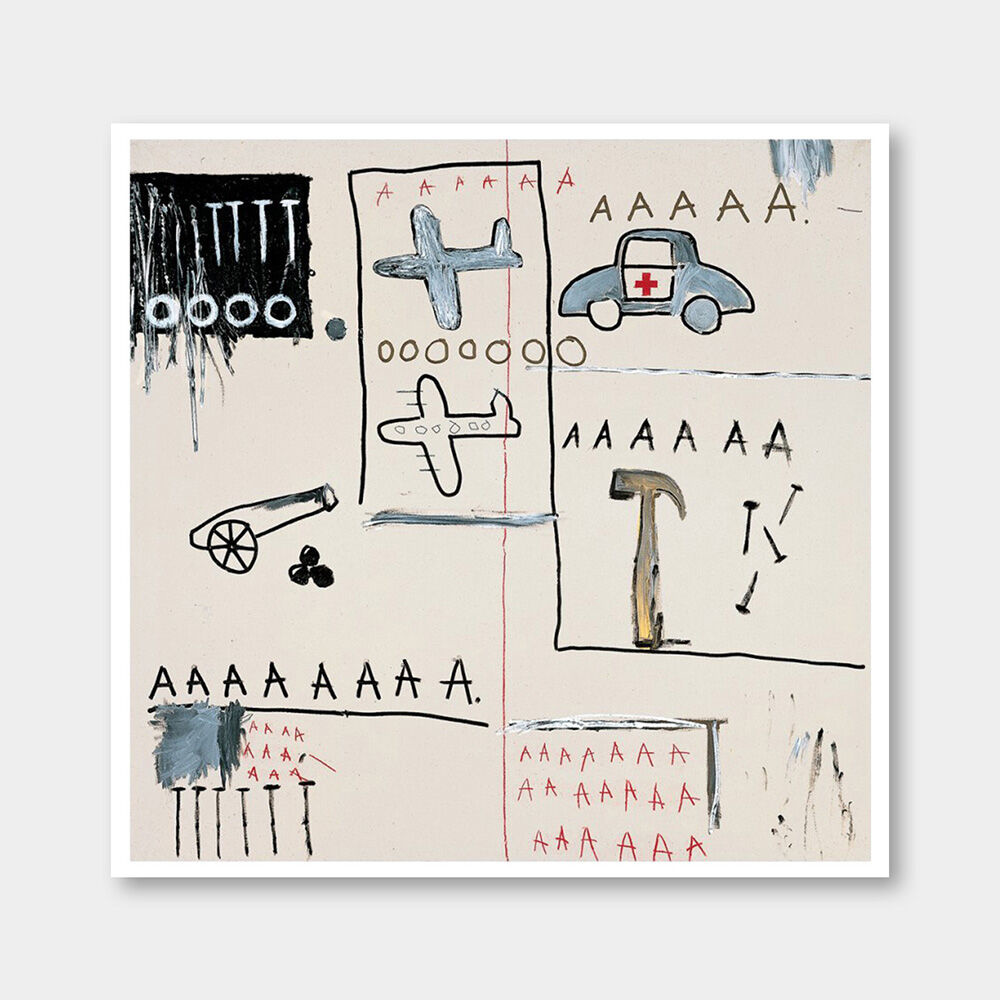 오픈에디션 / 장 미쉘 바스키아 / Untitled (Vehicles), 1981 (액자포함) - 위시버킷