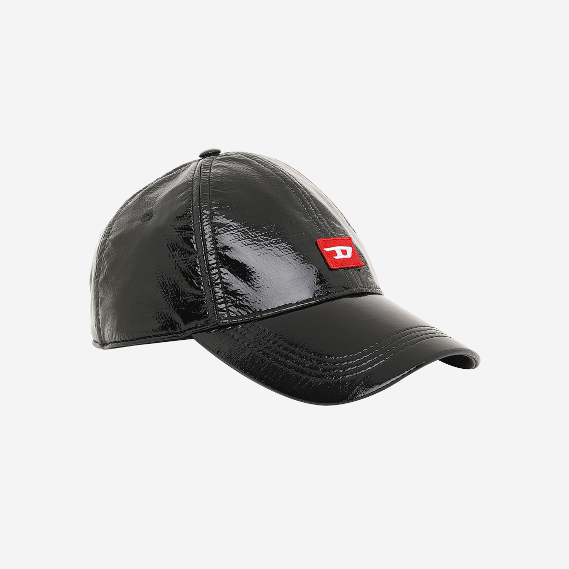 디젤 Diesel C-Kare Vinyl Baseball Cap Black - 위시버킷