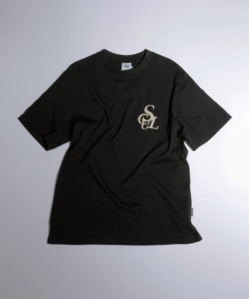 스컬프터 Flocking Symbol Logo Tee Black - 위시버킷