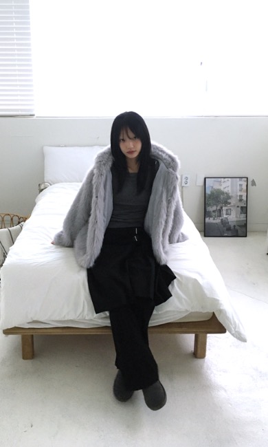 나의나인 cloud hood fur jk [gary] - 위시버킷