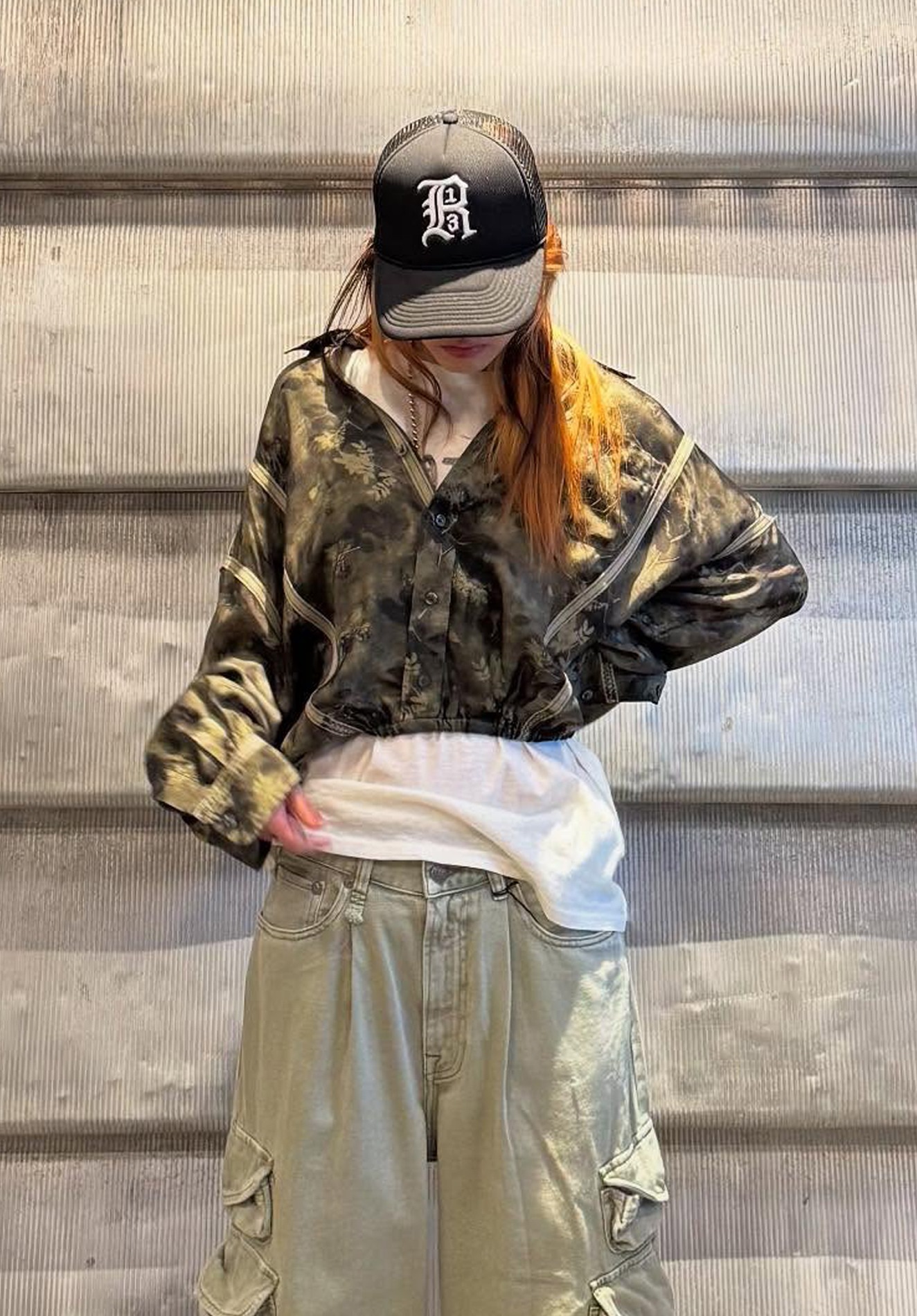 에크루 R13 TRUCKER HAT, BLACK - 위시버킷