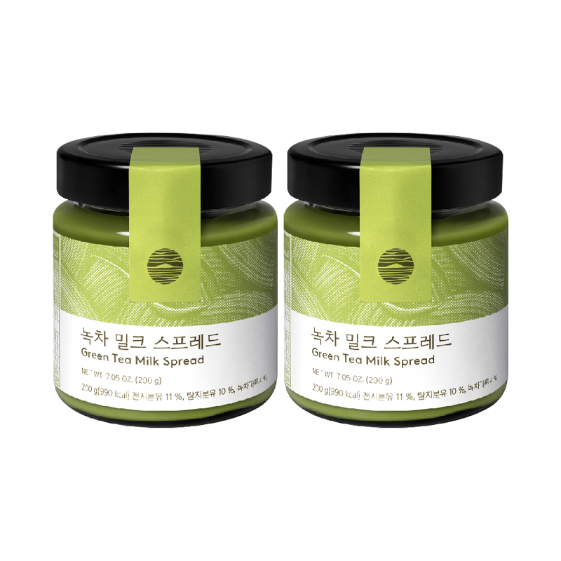 오설록 [2EA] 녹차 밀크스프레드 200g (원산지:상세설명참조) - 위시버킷