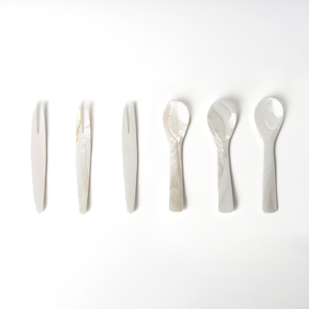 무자기 Mini shell spoon/pick 미니 자개 스푼/픽 [선택] - 위시버킷