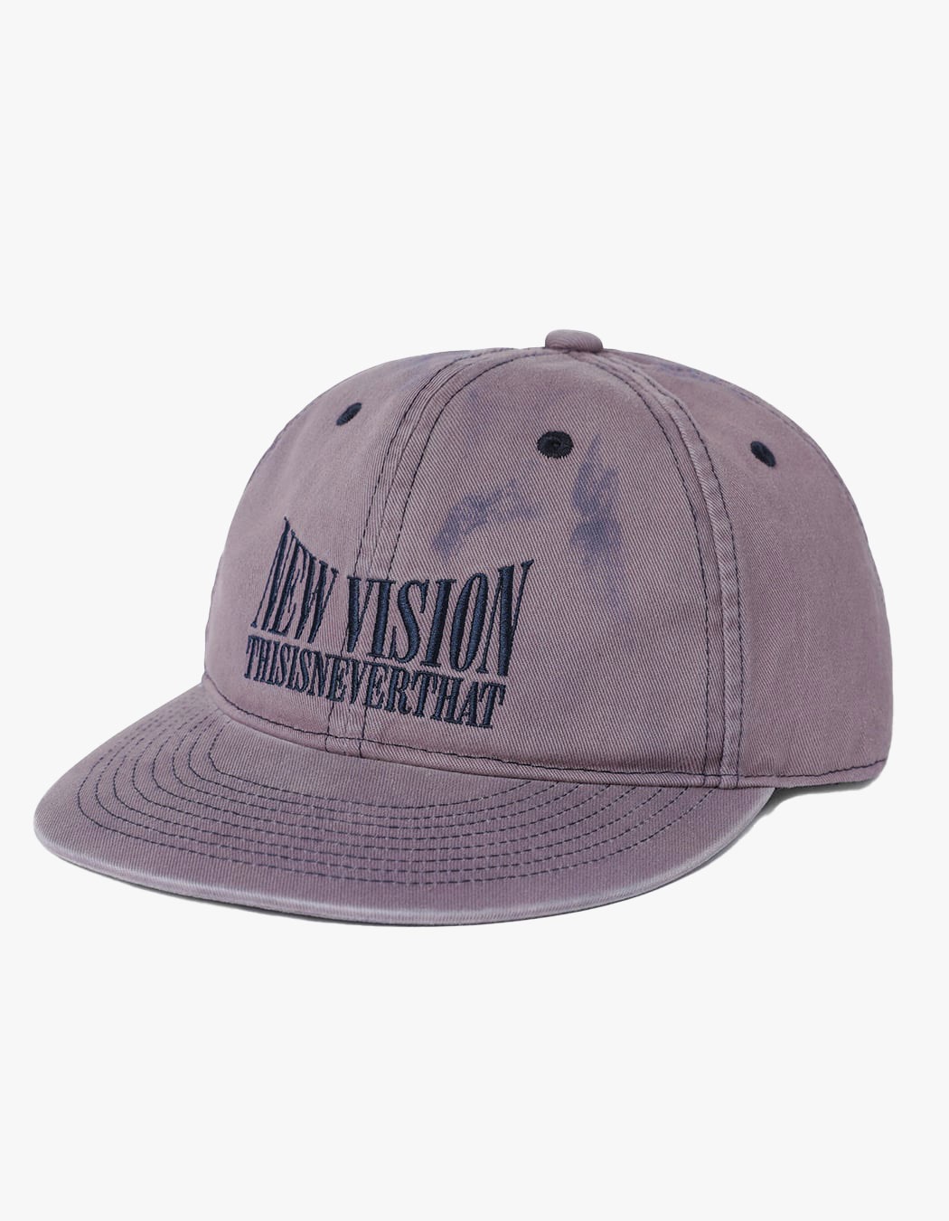 디스이즈네버댓 Bleached New Vision Cap - Purple - 위시버킷