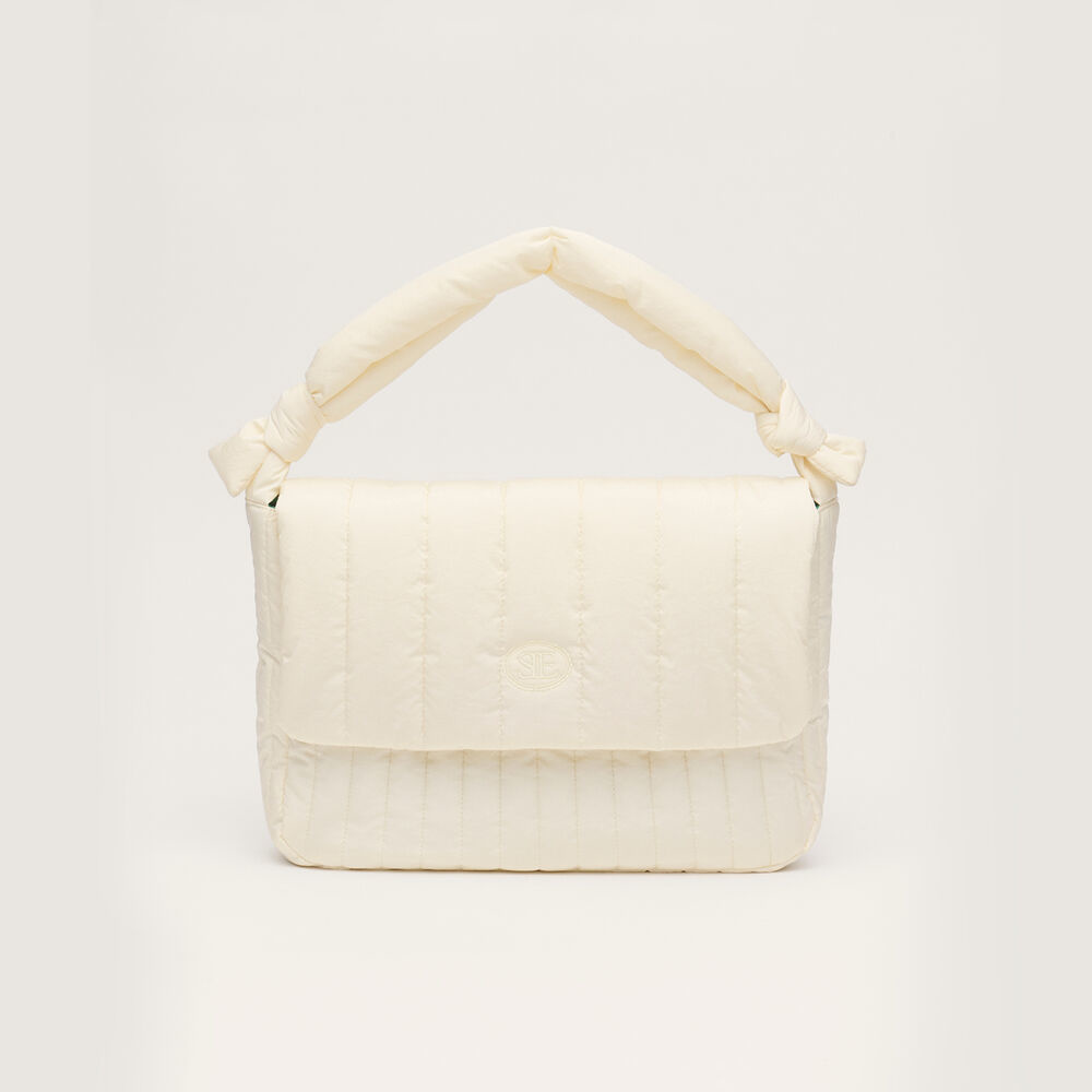 시엔느 [3차] Cross Padding Bag (Cream) - 위시버킷