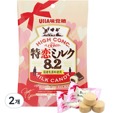 유에이치에이 UHA 미카쿠도 토쿠노 밀크 초코 캔디 72g, 2개 - 위시버킷
