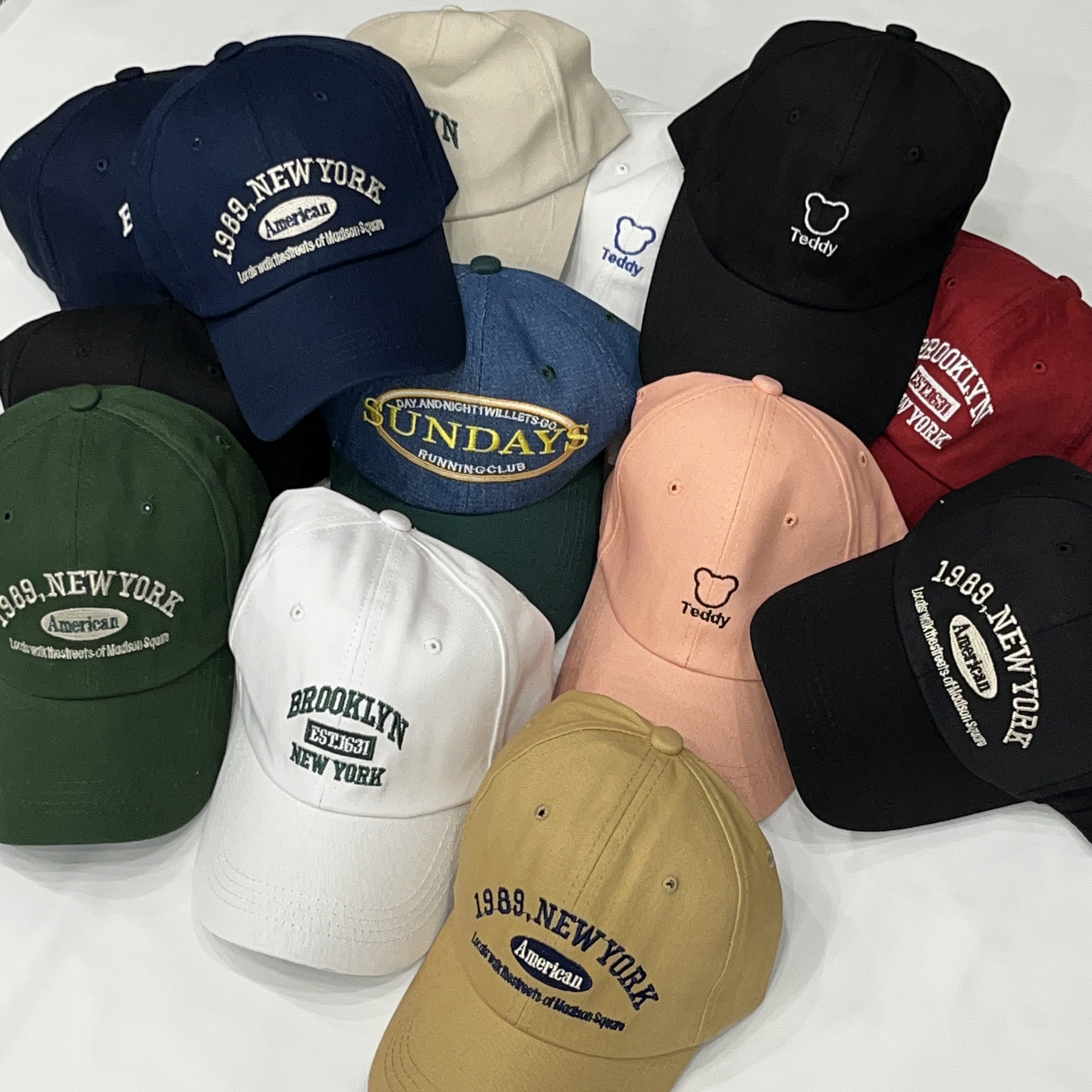 엘레브제이드 🚀당일초특가🚀캡모자 모음전 레터링 로고 배색 데님 빈티지 커플 워터파크 여름 헬스 등산 운동 여자 여성 데일리