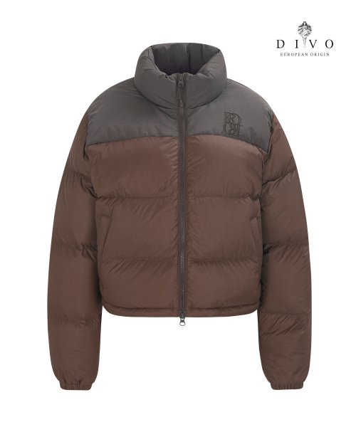 로씨로씨 Signature Duck Down Fupper Padding [BROWN] - 위시버킷
