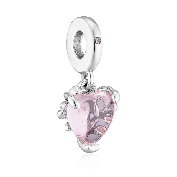 판도라 판도라 792654C01 핑크 패밀리 트리 & 하트 펜던트 겸 댕글 실버 참 타임메카 - 위시버킷