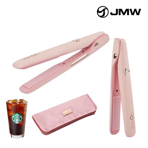 제이엠더블유 전문가용 무빙쿠션 프리볼트 오일코팅 매직기 스타일온 고데기 소프트피치 Ws6002mb전용 파우치 위시버킷