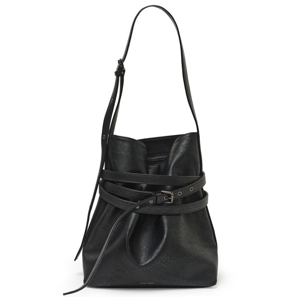 세이모 온도 벨트버킷백 belt bucket bag M nappa matt black - 위시버킷