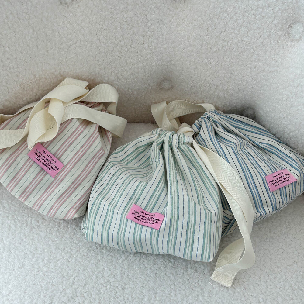 필위드러브 pajamas string pouch(3 Color) - 위시버킷