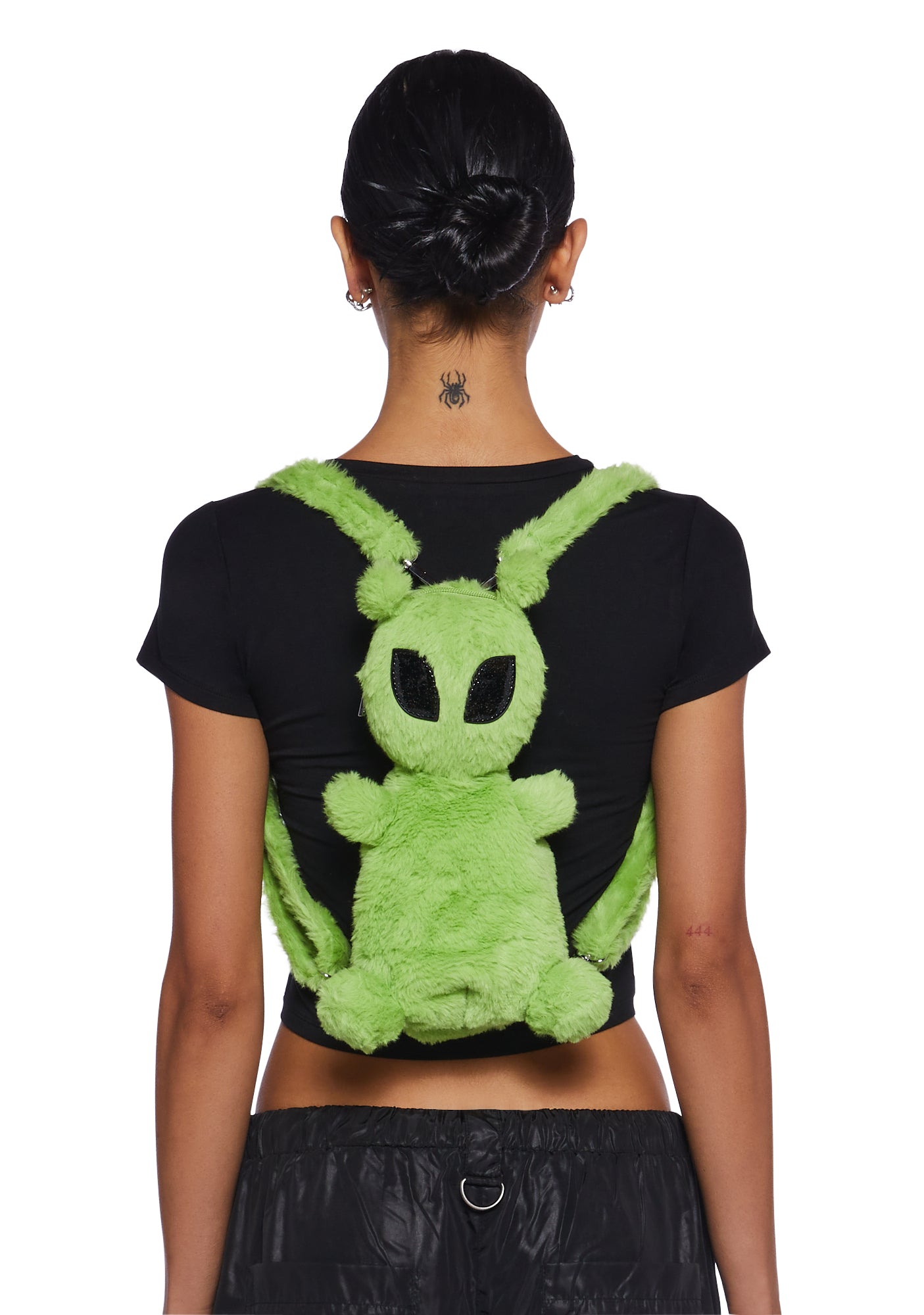 클럽엑스 Space Raver Alien Backpack - GREEN / ONE SIZE - 위시버킷