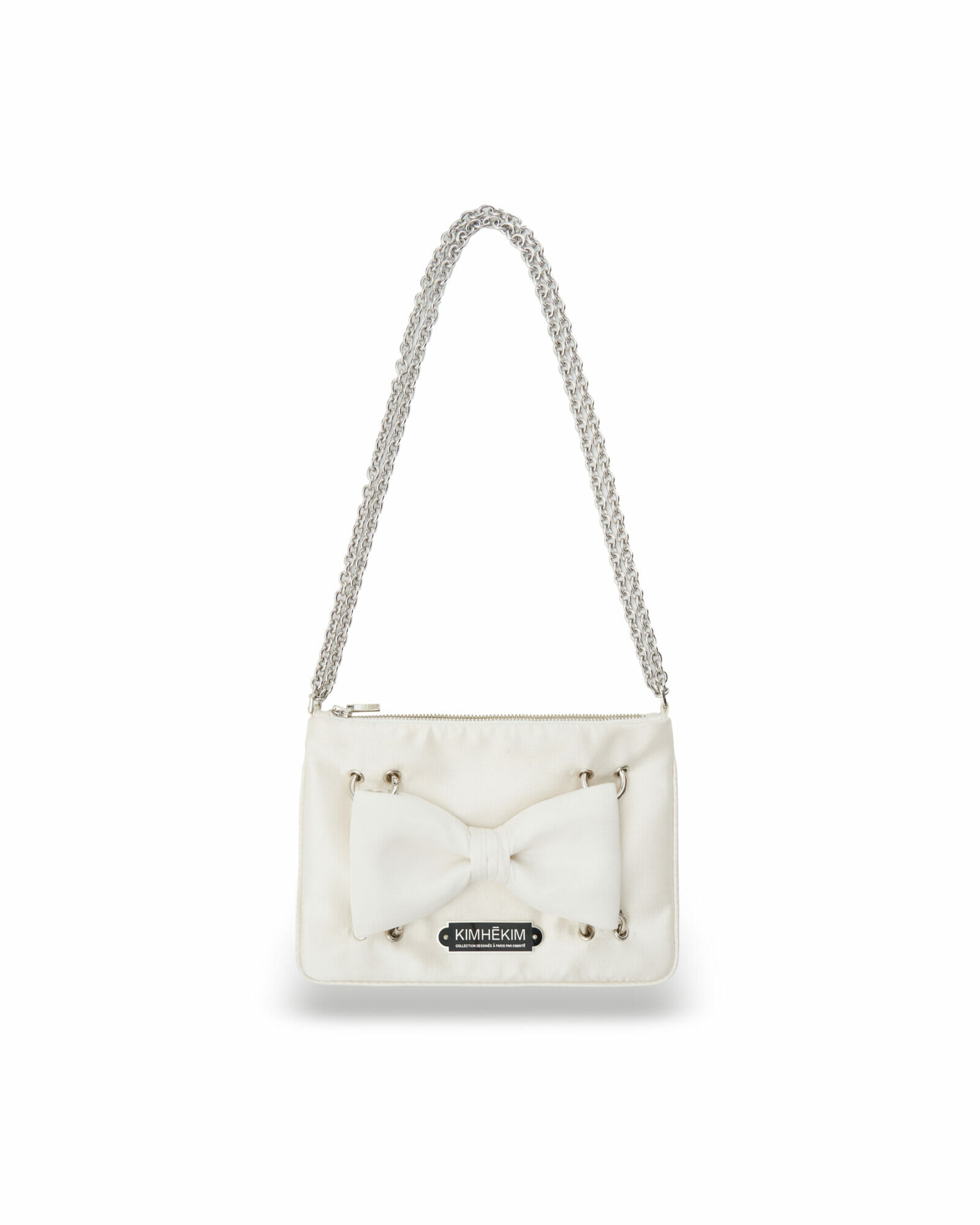 김해김 Ribbon Wool-Silk Shoulder Bag - 위시버킷