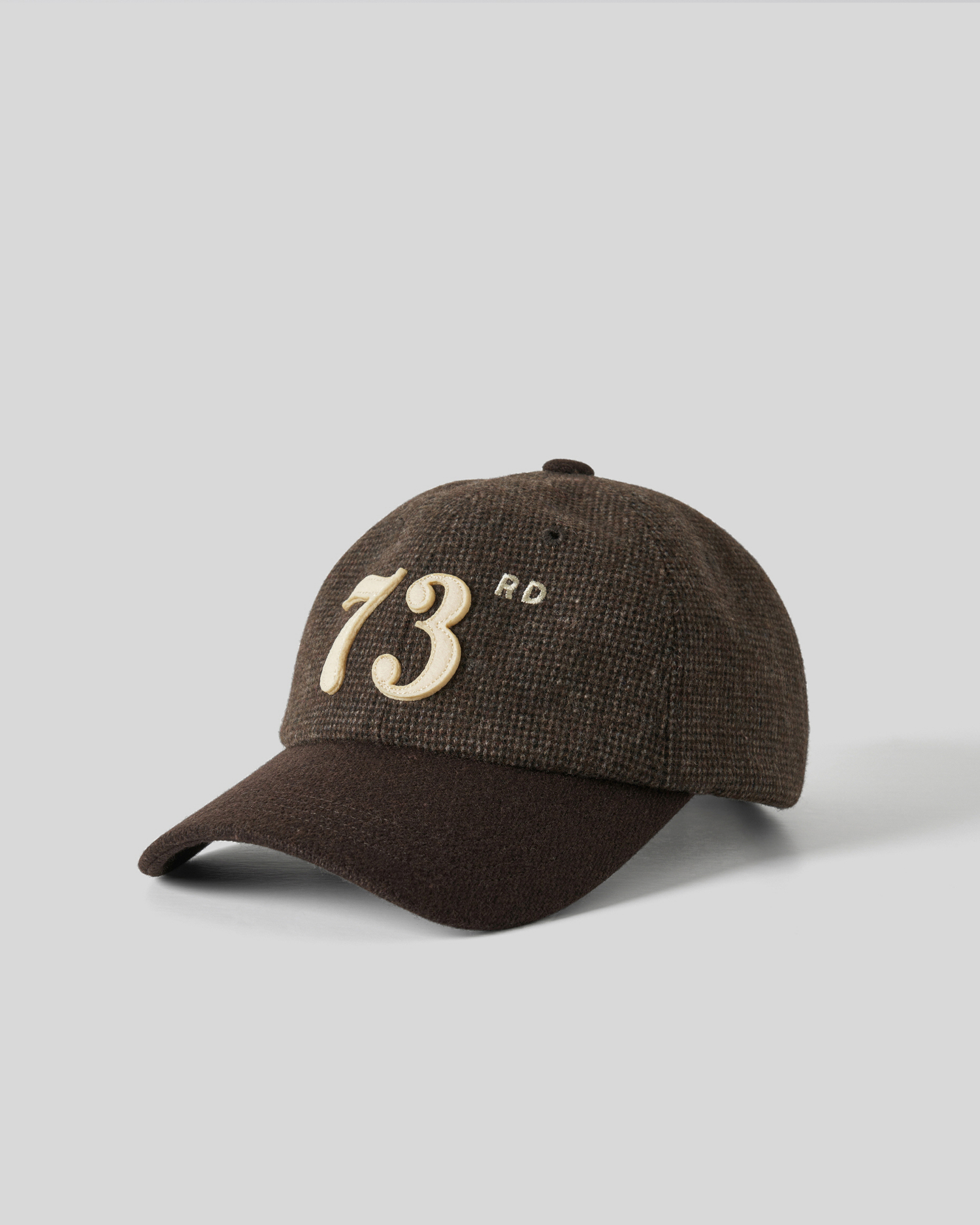 휴먼앤캣 73RD WOOL CLASSIC BALL CAP / BROWN - 위시버킷