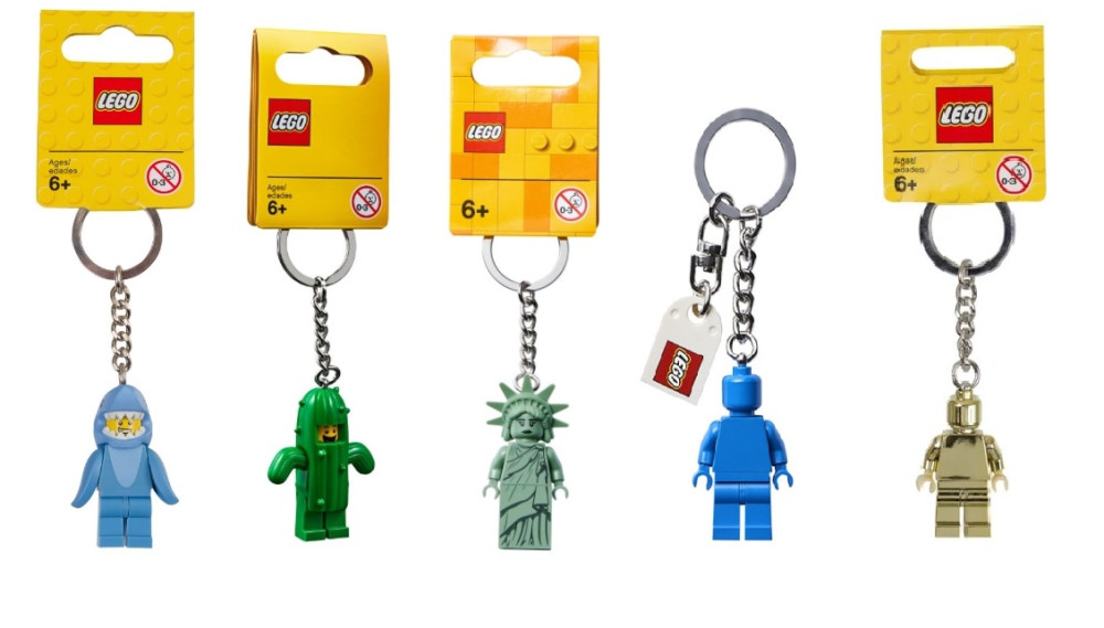 레고 레고 열쇠고리 키링 853666 상어인간 853904 선인장 소년 854082 자유의 여신상 ﻿854090 VIP 블루 ...