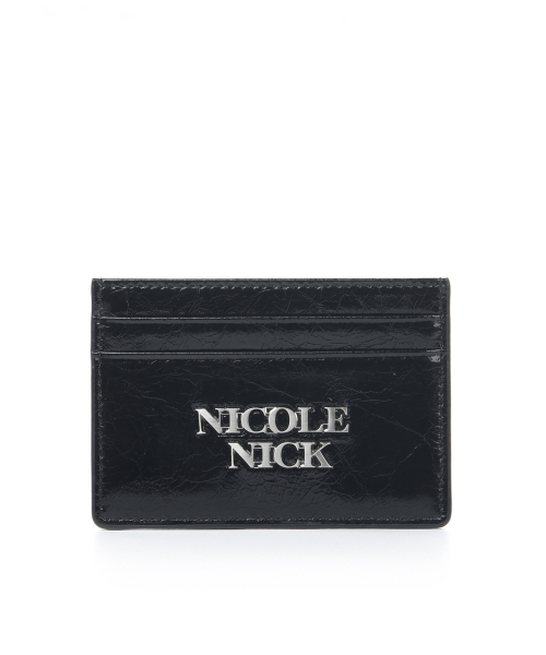 닉앤니콜 닉앤니콜(NICK&NICOLE) VINTAGE LEATHER SOFT CARD WALLET_BLACK - 사이즈 ...