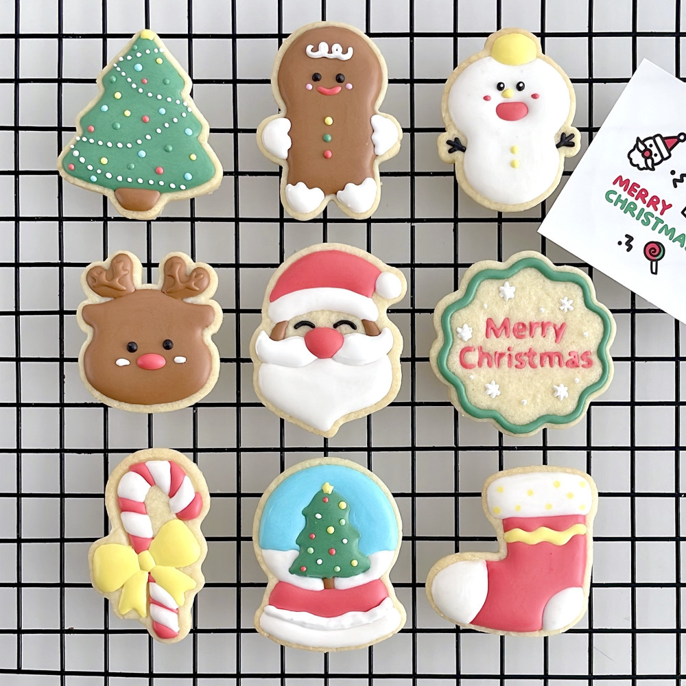 세모네쿠키 크리스마스 DIY 아이싱쿠키키트/홈베이킹/집콕놀이/쿠키만들기 [원산지:국산] - 위시버킷