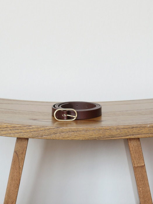 유르트 Basic Belt_Choco - 위시버킷