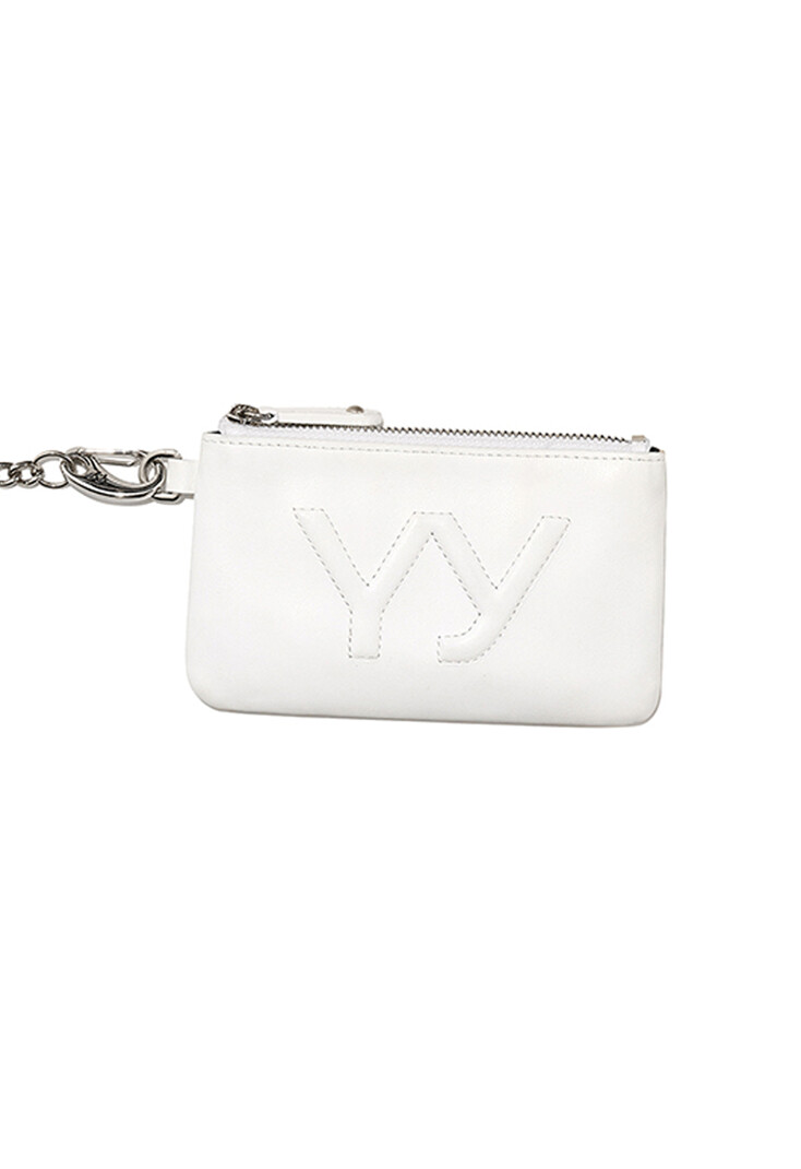 더오픈프로덕트 YY CHAIN WALLET WITH MIRROR, WHITE - 위시버킷