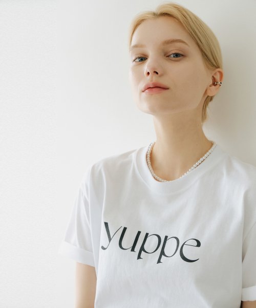 엽페 YUPPE PRINT T-SHIRT_WHITE - 위시버킷
