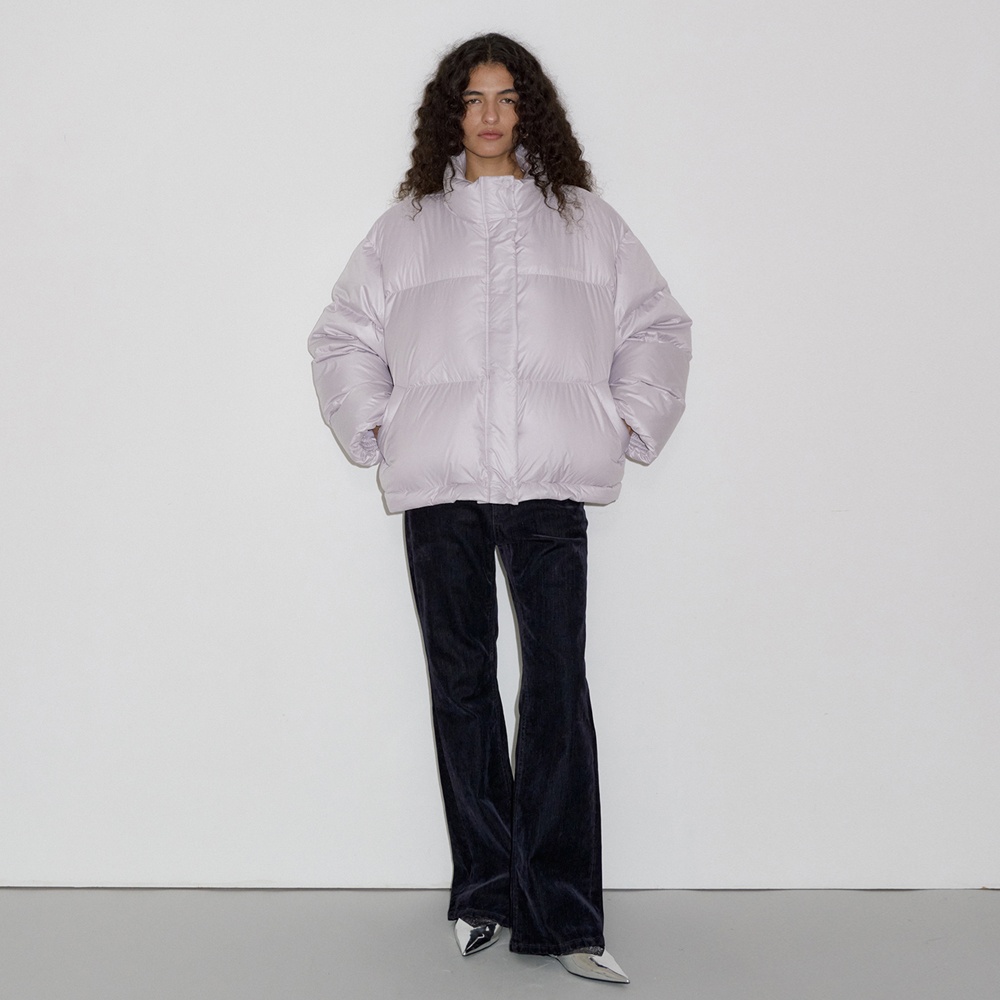 오버듀플레어 GLOSSY DOWN PADDING_SILVER - 위시버킷