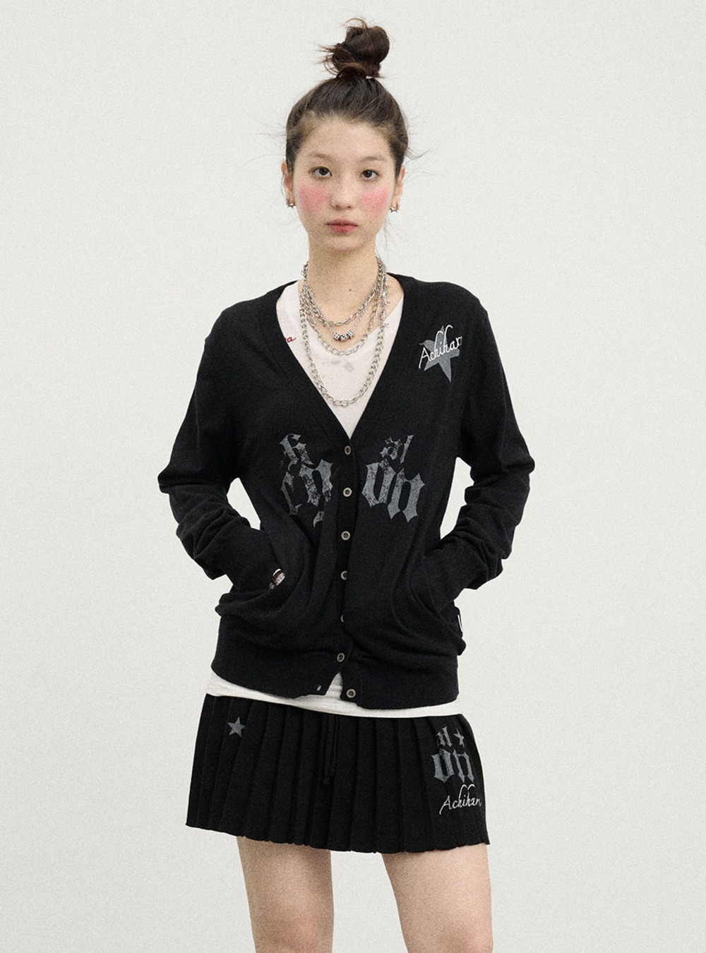 테스트메커니즘 Spring Kiss Me Knit Cardigan (3color) - 위시버킷