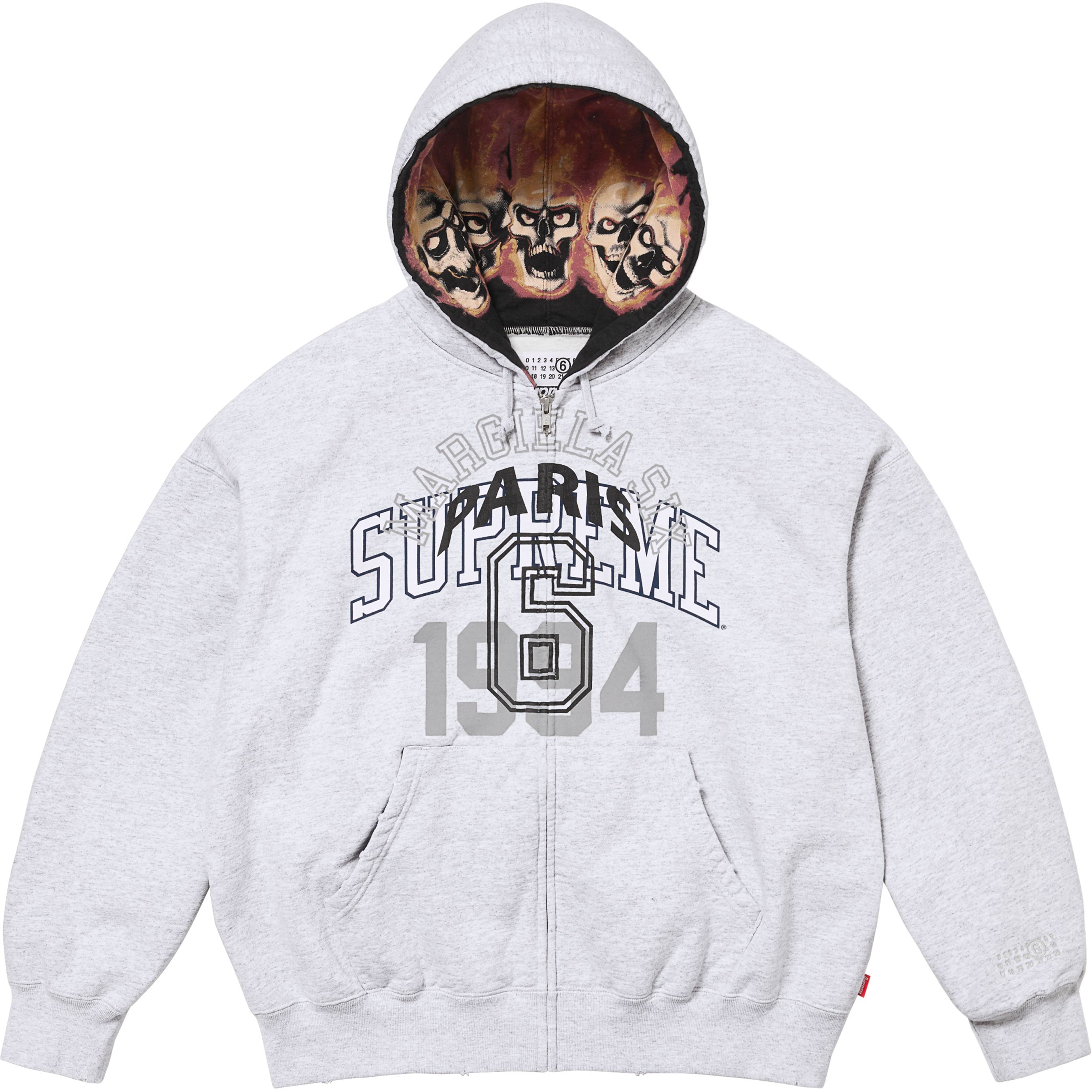 슈프림 Supreme®/MM6 Maison Margiela Zip Up Hooded Sweatshirt - 위시버킷