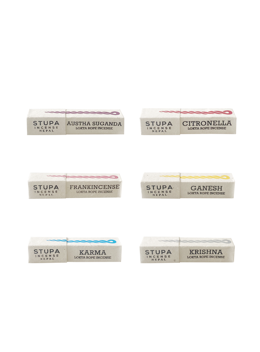 탭 stupa incense rope (6type) - 위시버킷