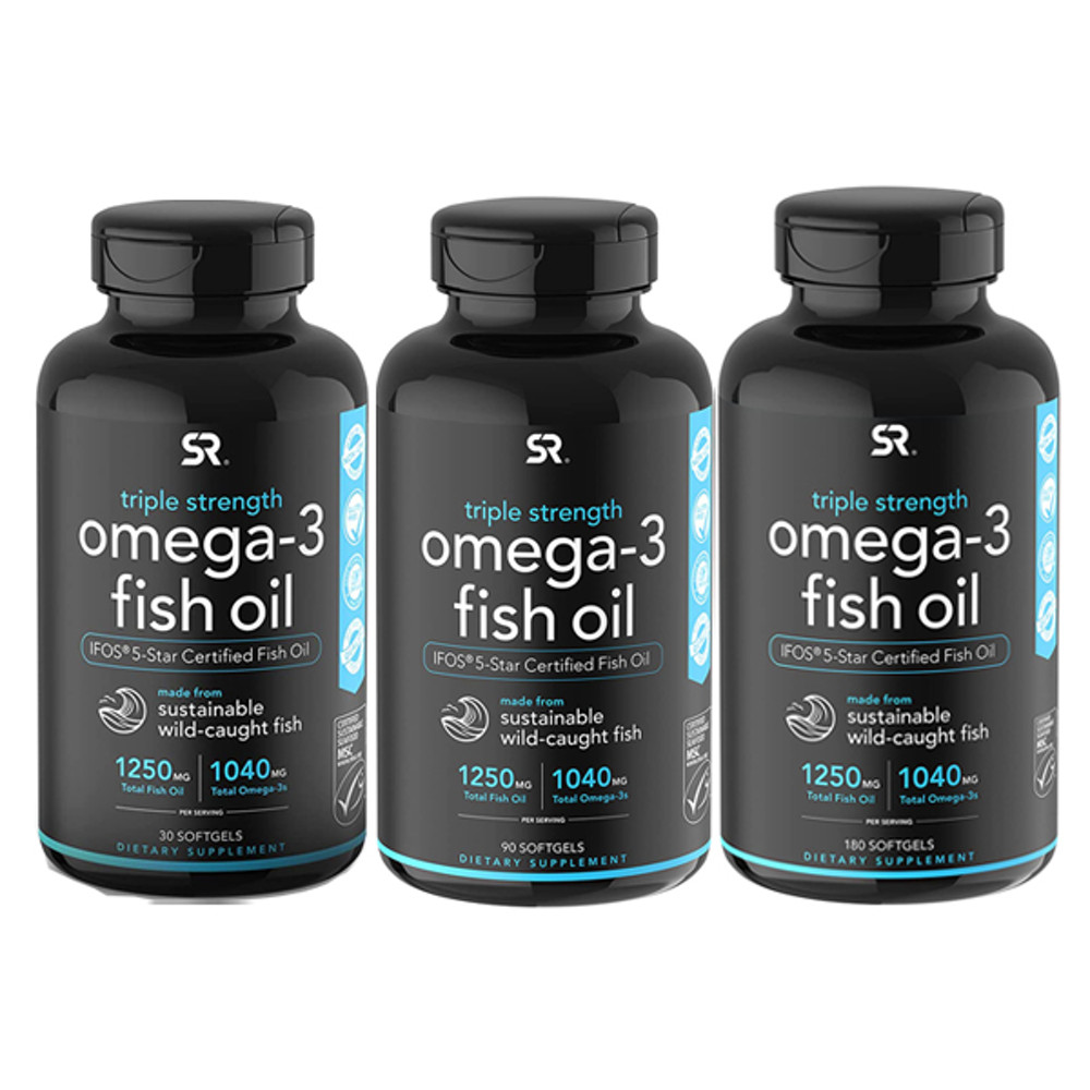 스포츠리서치 SR 스포츠리서치 오메가3 rTG알티지 1250mg 180젤 90젤 30젤 EPA DHA 트리플스트렝스 알래스카오메가3 피쉬 오일 오마비 - 위시버킷