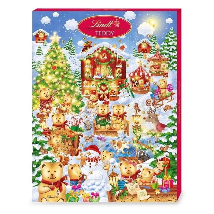 린트 LINDT [어드벤트 캘린더 2022]크리스마스 린트 테디 숨은그림찾기 Advent Calendar / 265g - 위시버킷