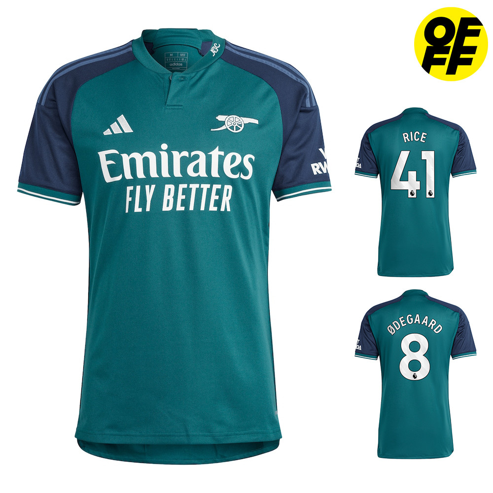 아디다스 아스날 써드 Third 유니폼 저지 23/24 선수 마킹 패치 HR6935 - 위시버킷