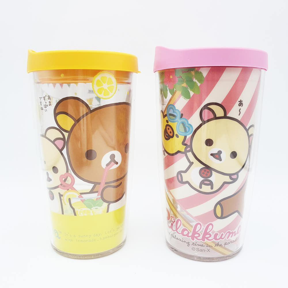 키즈타임 12000 리락쿠마 에코젠 텀블러 473ml 2개묶음 BPA Free - 위시버킷