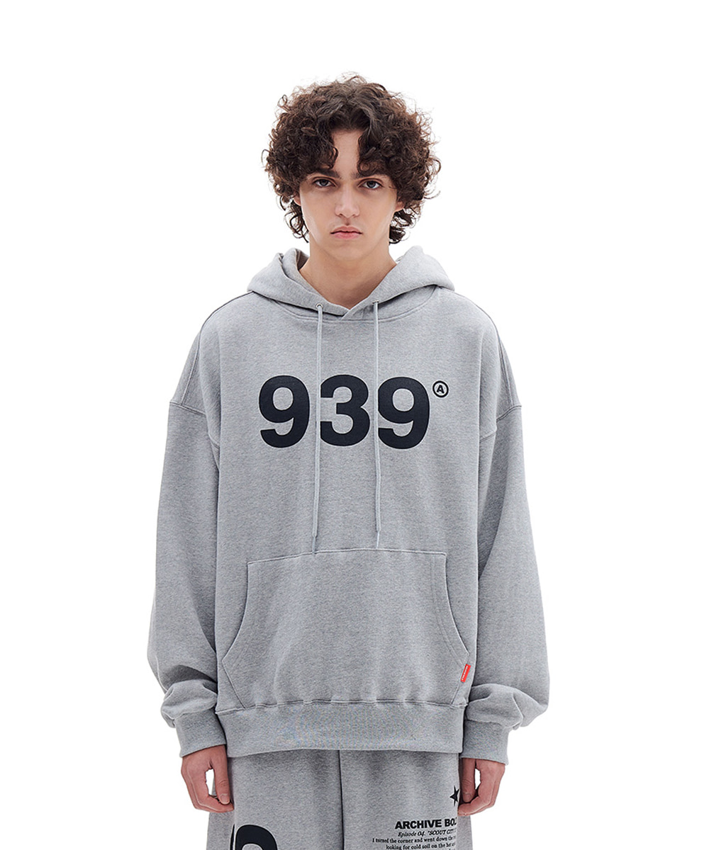 아카이브 볼드 939 LOGO HOOD (GRAY) - 위시버킷