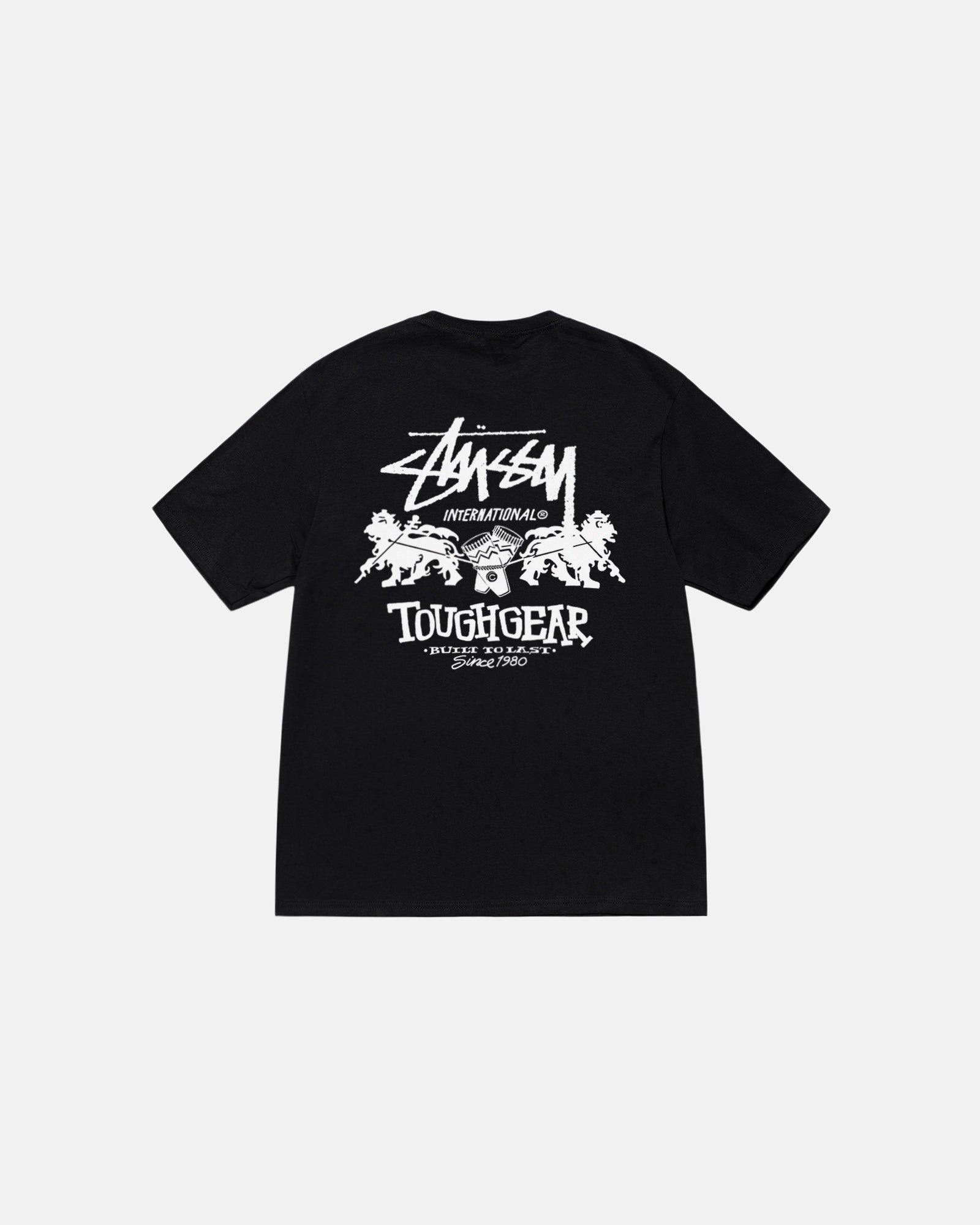 스투시 TOUGH GEAR INTERNATIONAL TEE - Black / S - 위시버킷