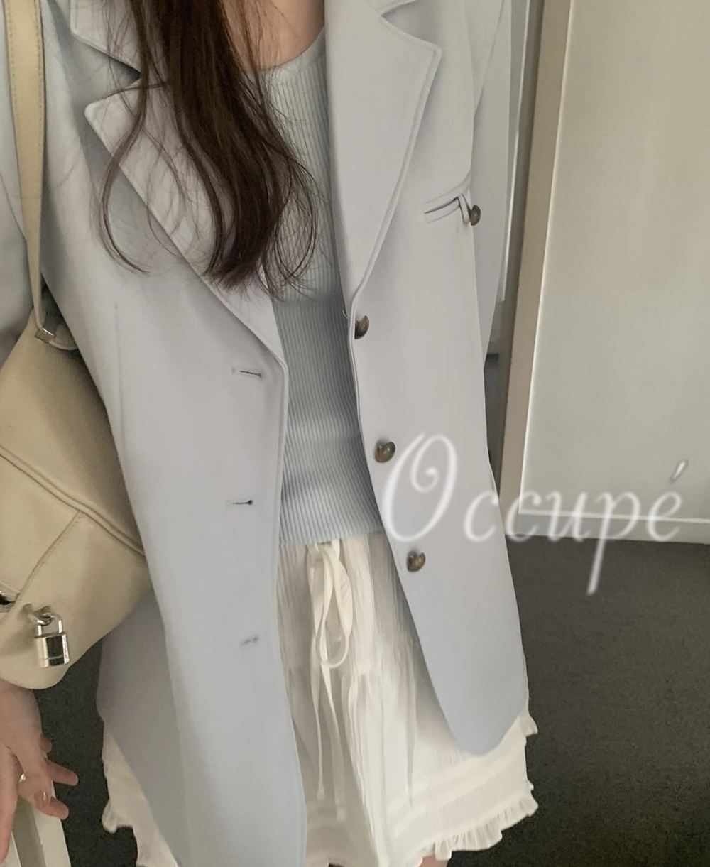 오큐페 오큐페 [당일발송]pyt 프리티영띵 버블 자켓 (2col) 프영띵 기본 3버튼자켓 - 위시버킷