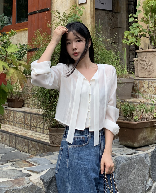 오픈잇히어 dear blouse - 위시버킷