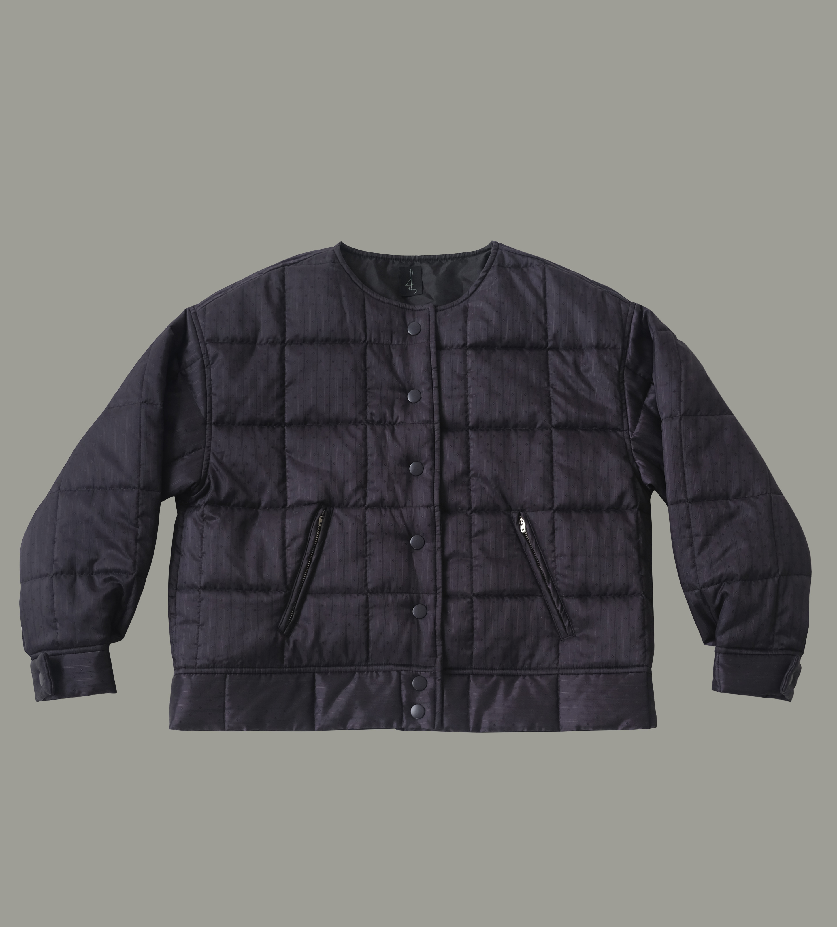 145오피스 quilted padding - dark violet - 위시버킷