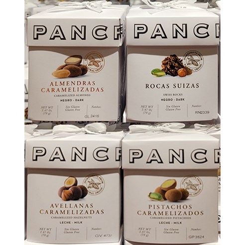 판크라시오 PANCRACIO 판크라시오 미니럭셔리 박스 초콜릿 70g (1.아몬드볼 다크 2.로카스 수이자스 다크 3.헤이즐넛볼 밀크 4.피스타치오볼 밀크 / 4종 택1 ...