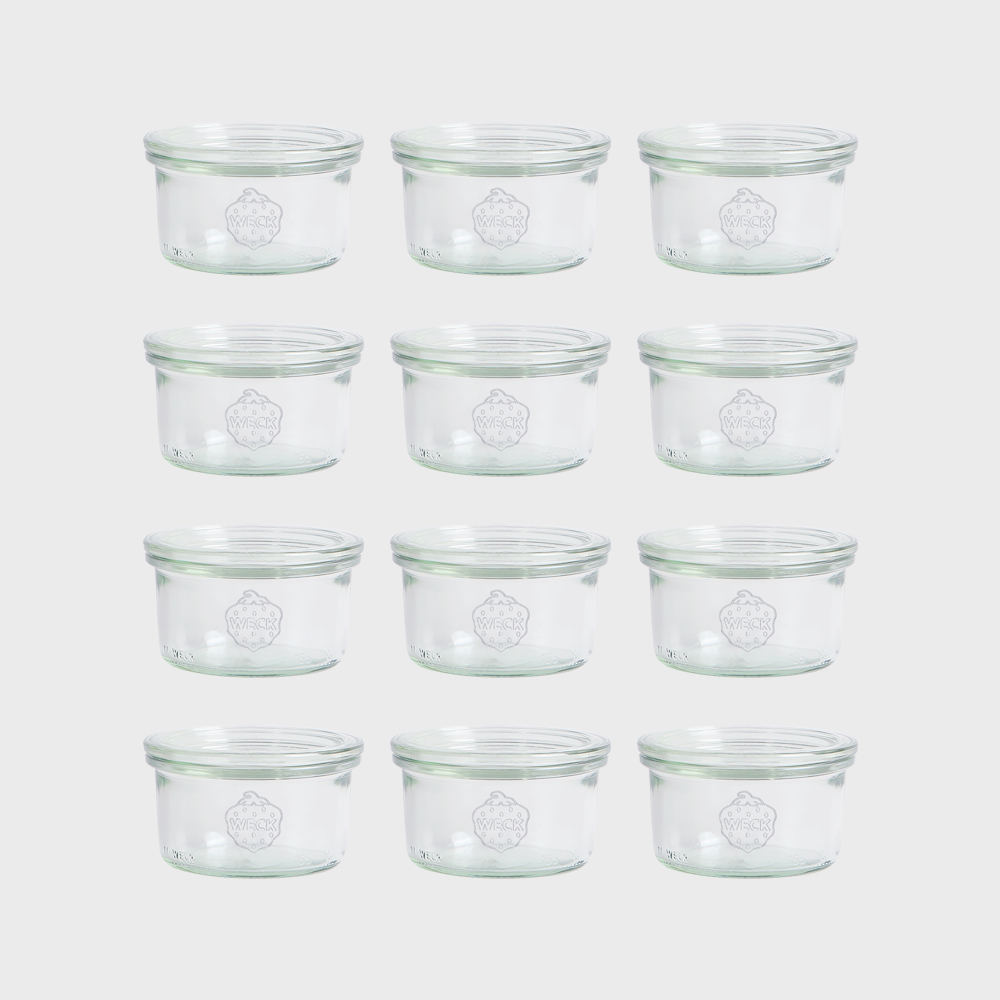 웩 [WECK] 몰드 976(165ml) 12개 세트 - 위시버킷