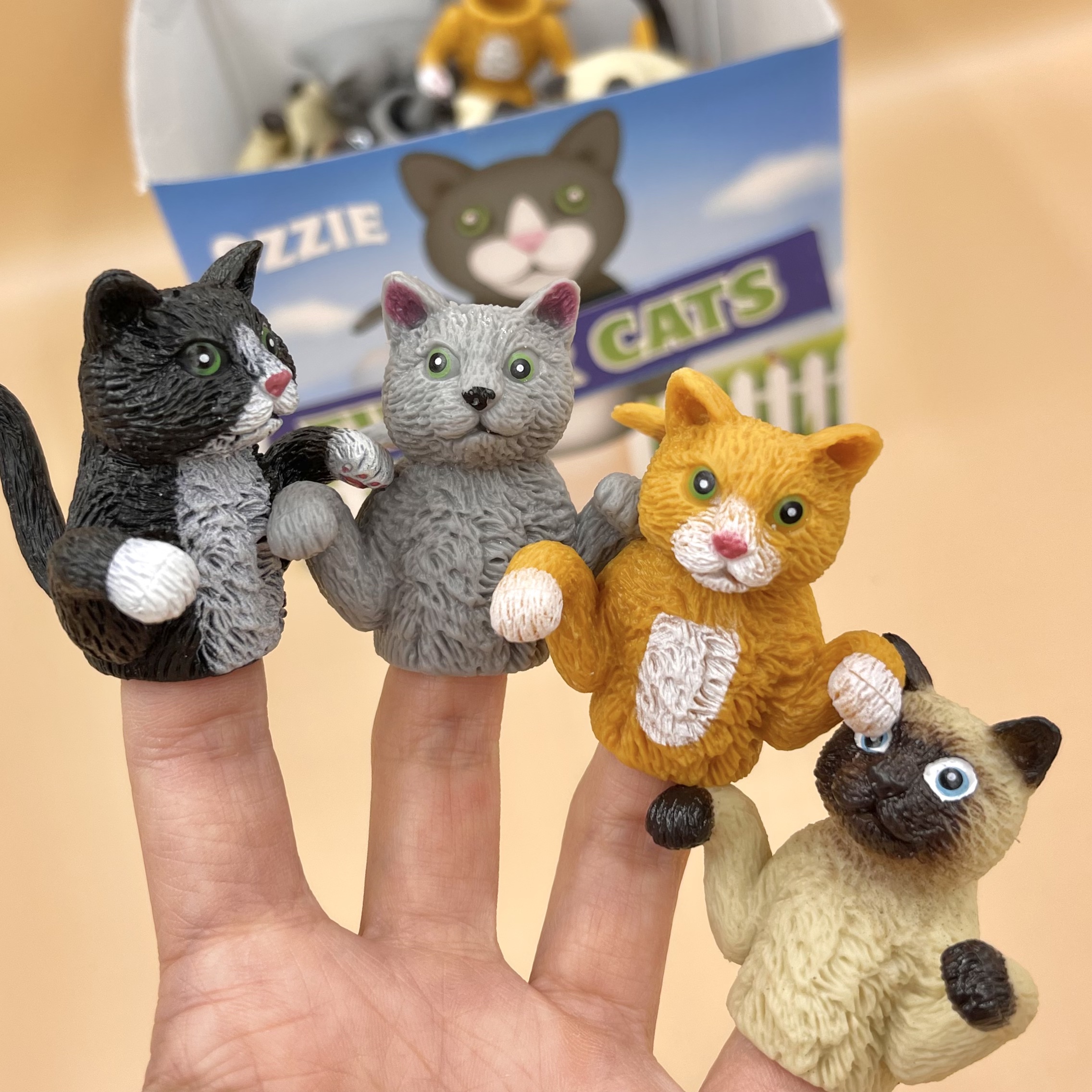 네온문 Finger Cats Figure - 위시버킷